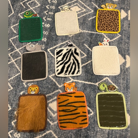 Toys | Zoo Animal Sensory Mini Mats | Poshmark